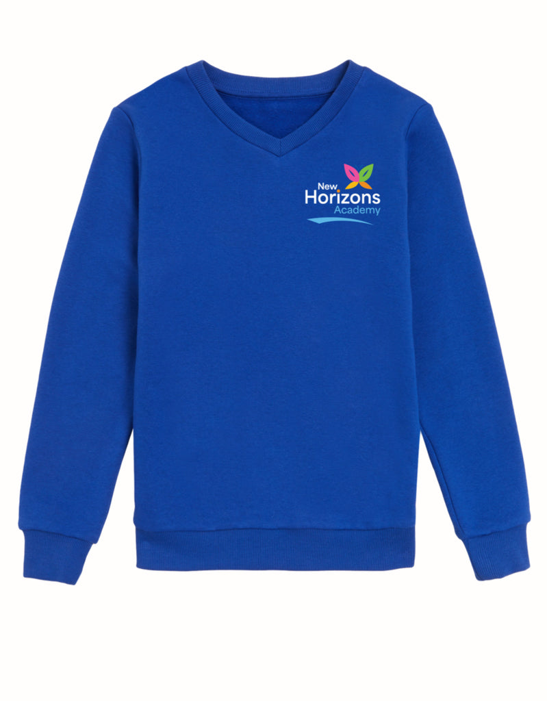 New Horizon Academy V Neck Sweatshirt with Logo – Uniform Shop ...
